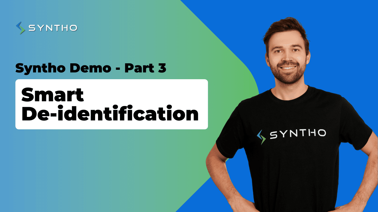 Syntho Demo 3. dio: Pametna deidentifikacija
